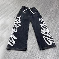 China Custom Contract Stitch Embroidery Patch Logo Hoodie Flare Baggy Loose Fit Sweatpants For Men for sale