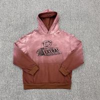 China Customized Printing Label Hoodie Unisex French Terry Cotton Acid Wash Vintage Streetwear Free Sample for sale