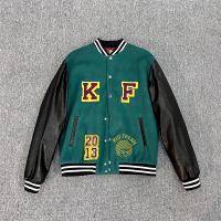 China Chenille Embroidery Logo Leather Sleeve Varsity Jacket For Men Custom Design for sale