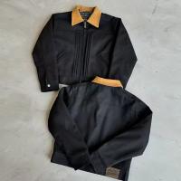 China Custom Fashion High Quality Driver Windproof Jacket Winter Warm Denim Leather Embossing Jacket for Men for sale