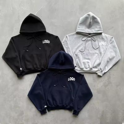 China Custom Oversized Casual High Quality Pullover Hoodie Drop Shoulder Fleece Heavy Cotton Chenille Embroidery Hoodies Manufacturers for sale
