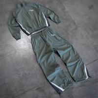 China Clothing Manufacturers Custom Blank Activewear Windbreaker Embroidery logo Zip up Jacket Baggy Sweatpants Track Suit for Men for sale