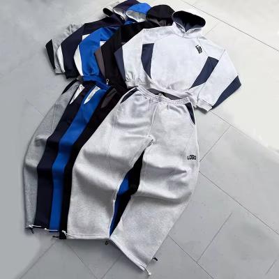China Custom Track Suit 100% Cotton Fleece Hoodies Oversized Heavy Weight Sweatpants and Hoodie Set Sweatsuit Tracksuit for Men Set for sale