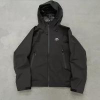 China Custom Polyester Zip up Hooded Jacket Nylon Waterproof Fashion Jacket for Zip Pocket High Quality Embroidery logo Jacket for Men for sale