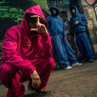 China Custom Plain Heavyweight Vintage Streetwear Tracksuit 2 Piece Set with Pullover Hoodie and Sweatpants for sale