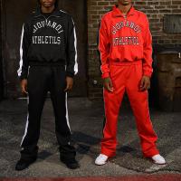 China Custom Black Screen Printing Tracksuit Half Zip Polo Long Sleeve Sweatshirt and Flared Pants Slim Fit comfort Sport Tracksuit for sale