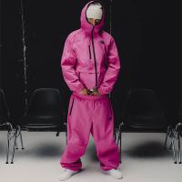 China Custom Unisex Polyester Waterproof Nylon High Quality Streetwear Tracksuit Zip Up Jacket Set for sale