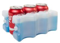 China 6 Pack Ice Packs Cooler for Lunch Box Reusable Freeze Gel Pack Double Sided  Can and Beer Bottles Cold for sale