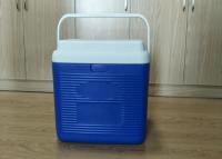 China 24L Plastic Foam Green Cold Chain Pcm Packaging Cooler Box With Handle In Medical for sale