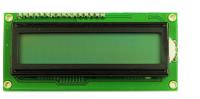China 16 Characters X 2 Lines Character LCD Display Module STN Yellow-Green Transflective for sale
