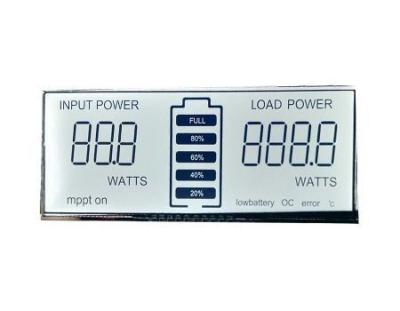 China S0002-TN Custom 7 Segment Display Module TN - Gray With Mental Pins for sale