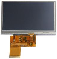 China 250nits 4.3 Inch Tft Lcd Display Module 480x272 Dots RGB Interface With Resistive Touch Panel for sale