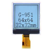 China Graphic LCD Display Module , 64 X 64 Dots COG STN Gray Transmissive Positive mode 32 x 32 VA for sale