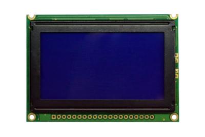 China Graphic LCD Display Module , 128 X 64 Dots COB STN Blue Transmissive Negative for sale