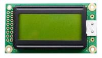 China 8 Characters X 2 Line Character LCD Display Module 16 Pins White LED for sale