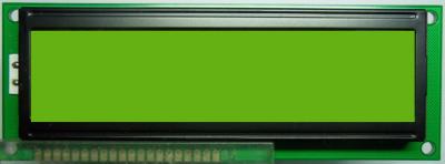 China 160 X 32 Dots Graphic LCD Display Module STN Yellow - Green Positive Mode for sale
