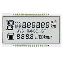 China TN Gray Digit 7 Segment Display Module White LED Backlight for sale
