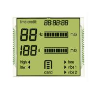 China Lcd Display Segment 7 Module Customized TN Gray PIN Connector for sale
