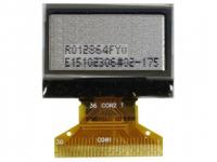 China PMOLED Display 0.96 Inch 30 Pins 128x64 Dots Oled Lcd Display White I²C COG Graphic Monochrome for sale