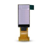 China 13 Pins I2c Lcd 128x64 PMOLED 0.96 Inch White Portrait COG Graphic Monochrome for sale