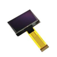 China 24 Pins Monochrome White PMOLED Display 1.54 Inch 128x64 Dots for sale
