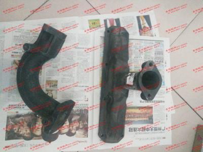 China YTO tractor parts ME354/454 exhaust branch pipe with xin cai  495BT exhaust elbow. for sale