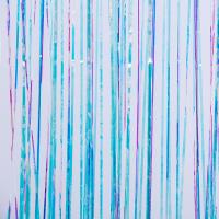 China 3x8 Feet Fringe Curtain Backdrop Streamer Curtain For Graduation Party for sale