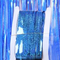 China 3x3m Laser Foil Curtain PET Multicolour Party Tassel Curtain for sale