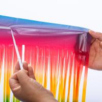 China Anti Bacterial Rainbow Fringe Backdrop 1*1m 1*2m Multicolor Foil Curtain for sale
