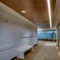 China Gallary Hall Wooden Wall Micro Perforated Acoustic Panel Board 2mm OEM for sale