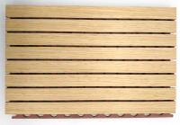 China School Classroom Wooden Slat Grooved Acoustic Panel Soundproof Board for sale