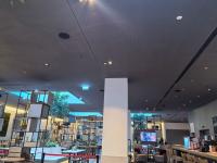 China 16/16/6mm Ceiling Formica Laminate Perforated Acoustic Panel Timber Soundproof Board for sale