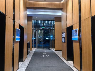 China 0.5mm Microperforated Acoustic Wood Wall Panels Decorative Timber Board Building Lobby for sale