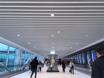 China Linear Aluminum Composite Ceiling Sound Baffles Sound Proofing Panels Building Material for sale