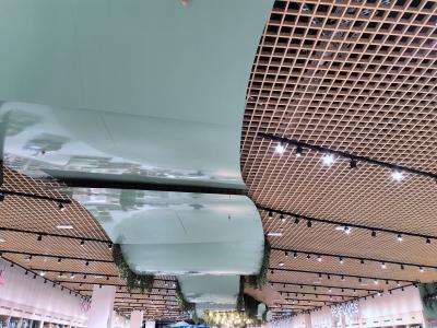 China 3D Curved RAL Color Aluminum Honeycomb Composite Board Ceiling Tile Acoustic Panel for sale