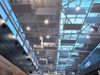 China Rectangle Ceiling Tiles Fabric Wrapped Acoustic Panel Fiberglass Board Sound Absorbing for sale