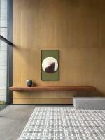 China 2/2/0.5mm Oak Veneer Micro Perforated Acoustic Wall Panel Timber Sound Absorption Board for sale