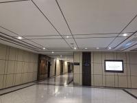 China Hotel Banque Hall 2/2/0.5mm Microperforated Wood Panels MDF Ceiling Tiles Acoustic Board  for sale