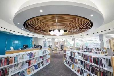 China Metal Acoustic Ceiling Tiles Woodgrain Aluminium Composite Sound Proof Insulation Board for sale
