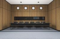 China Natural Oak Veneer Conference Hall 2/2/0.7mm Microperforated Wood Panels Wall Acoustic Board  for sale