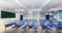 China School Classroom RAL Circle Shape Cement Wood Wool Acoustic Wall Panels Soundproofing Board for sale