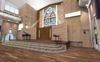 China Church Linear Custom Grooved Acoustic Wall Panels Tongue And Grooved Sound Absorption Board for sale