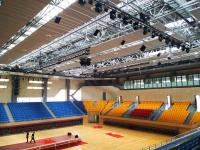 China Ceiling Tiles Fabric Wrapped Acoustic Panel Fiberglass Board Sound Absorbing for sale