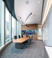 China 2/2/0.5mm Meeting Room Walnut Veneer Microperforated Wall Acoustic Panel Sound Absorbing Board for sale