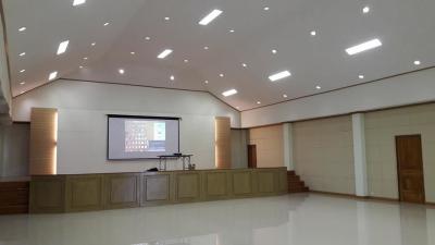 China Ivory White Laminste 2/2/0.5mm Microperforated Wooden Sound Absorbing Wall Acoustic Panel for sale