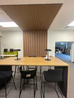 China Linear Maple Veneer Tongue And Grooved Soundproofing Slat Wall Ceiling Acoustic Panels for sale
