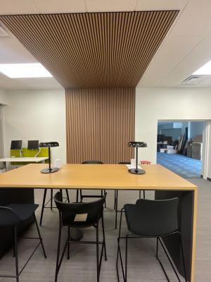 China Linear Maple Veneer Tongue And Grooved Soundproofing Slat Wall Ceiling Acoustic Panels for sale