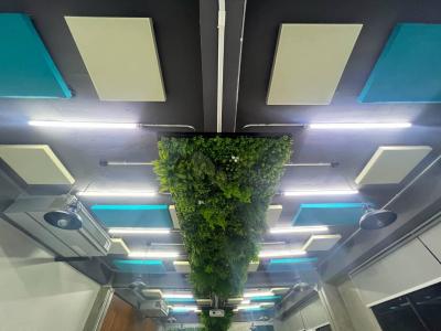 China Office Ceiling Tiles Absorbers Fabric Wrapped Acoustical Wall Panels Sound Absorbing Board for sale