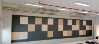 China Meeting Room Absorbers Fabric Wrapped Acoustical Wall Panels Sound Absorbing Board for sale