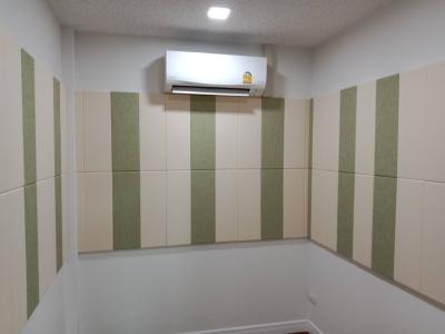 China 4'x2'x1'' Fireproof Easy-installation Fabric Wrapped Acoustical Wall Panels Absorbing Board for sale